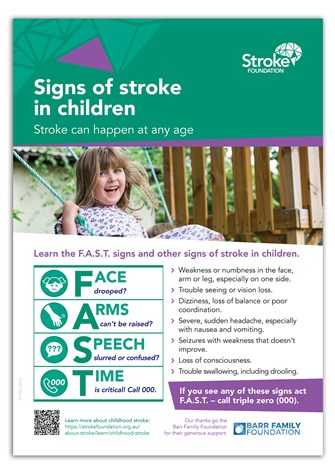 Childhood stroke resources | Stroke Foundation - Australia